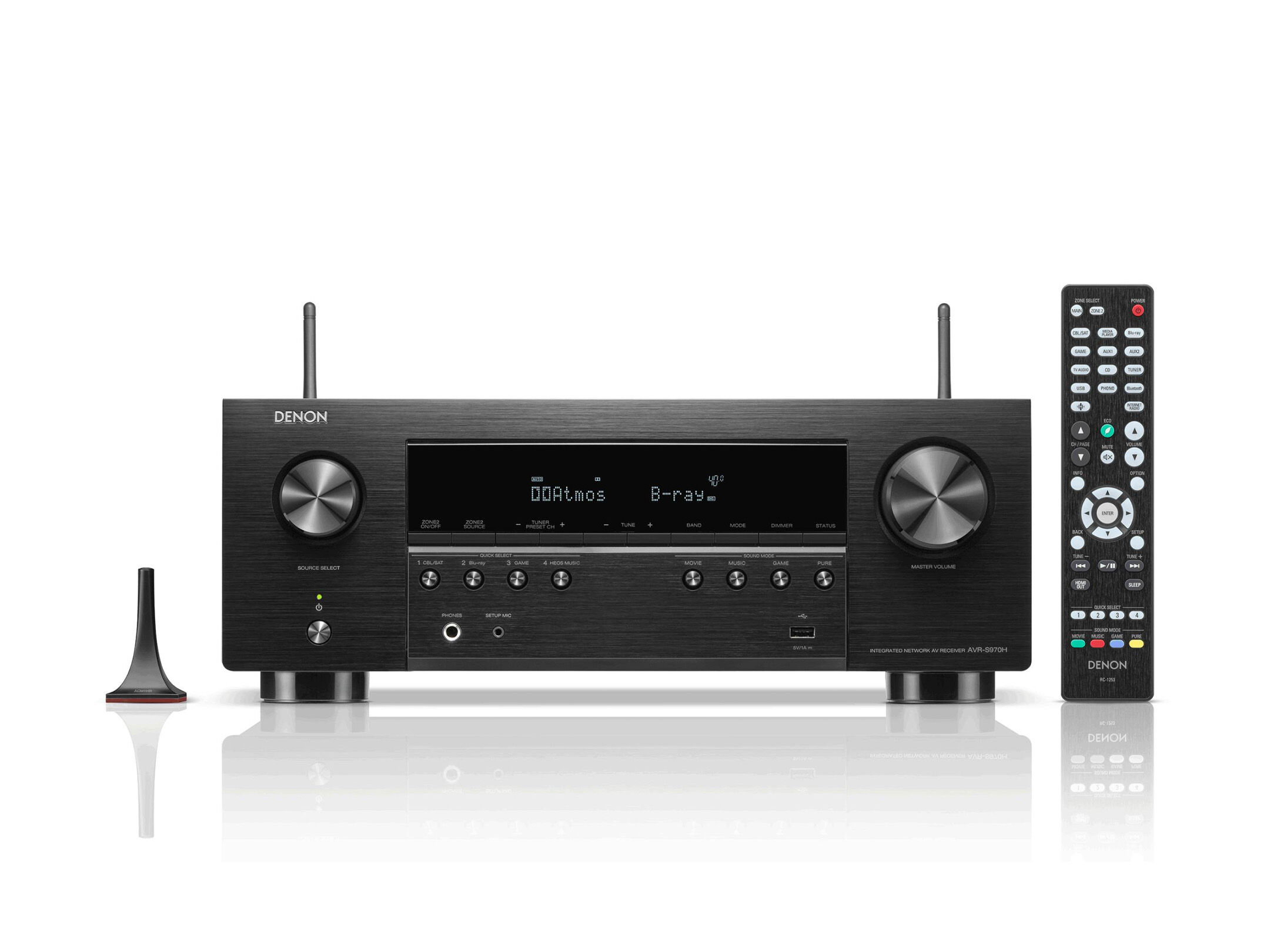 AVR-S970H - 7.2 Ch. 90W 8K AV Receiver with HEOS® Built-in | Denon - Global