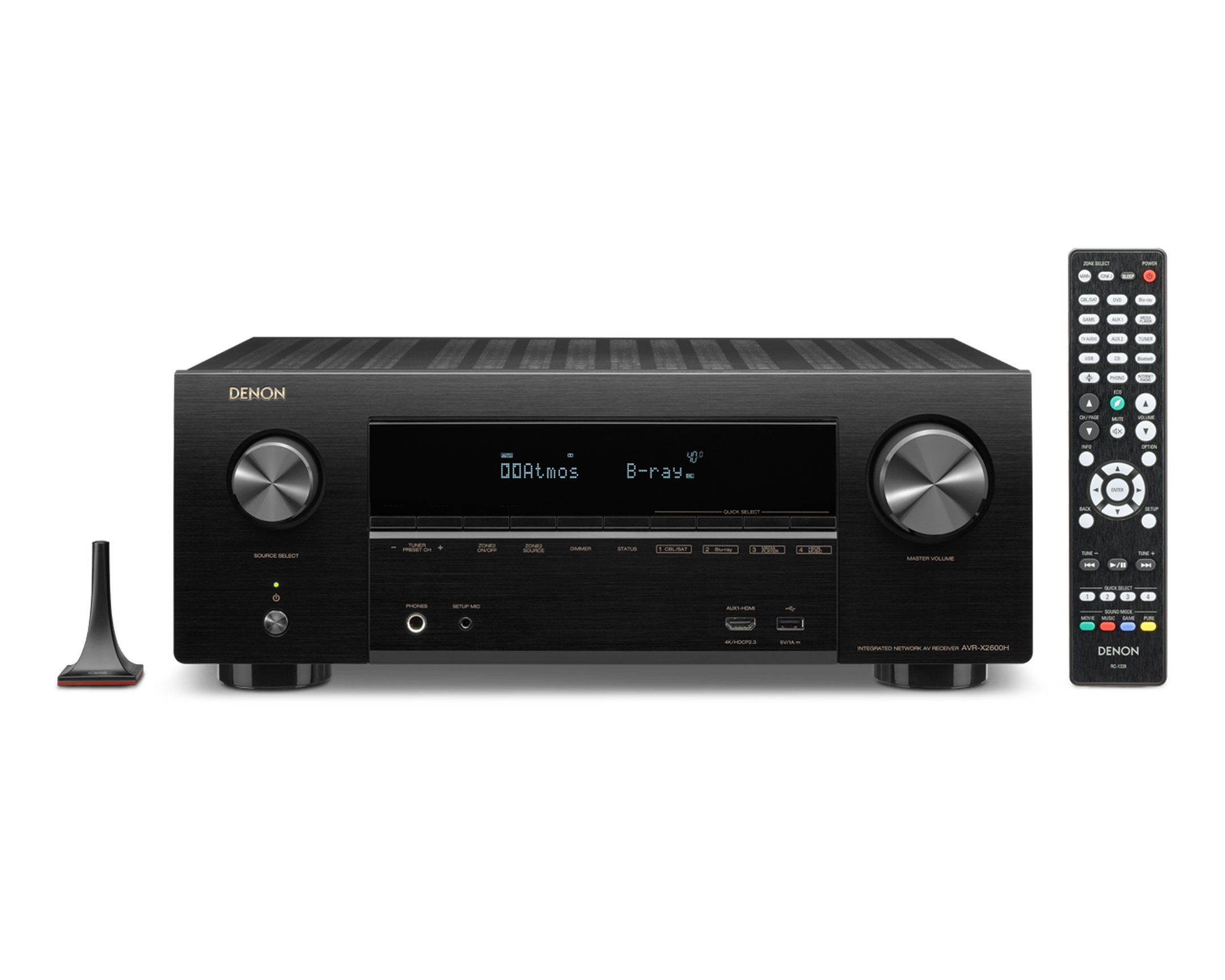 AVR-X2600H - 7.2 Ch. 95W 4K AV Receiver with HEOS® Built-in | Denon ...