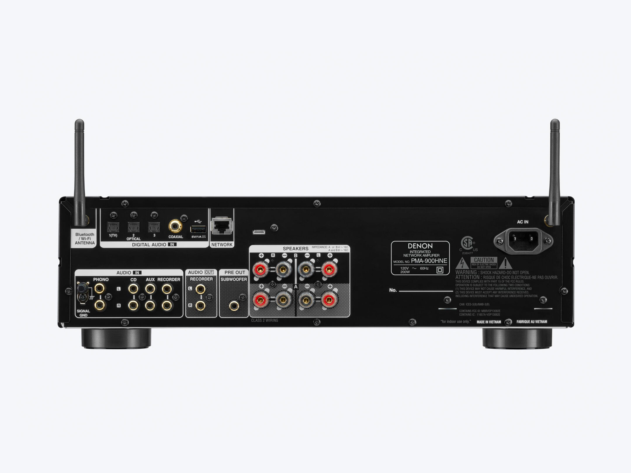 PMA-900HNE - 2 Ch. Integrated Amplifier Powered by HEOS™ | Denon ...