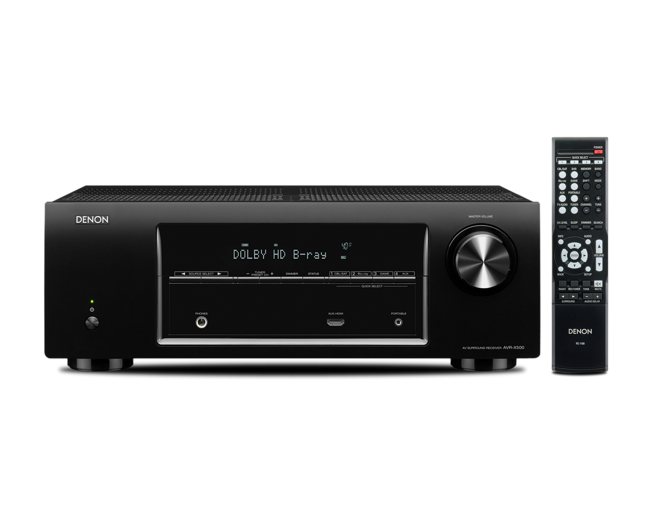 AVR-X500 - 5.1 Ch. 140W HD AV Receiver | Denon - Global