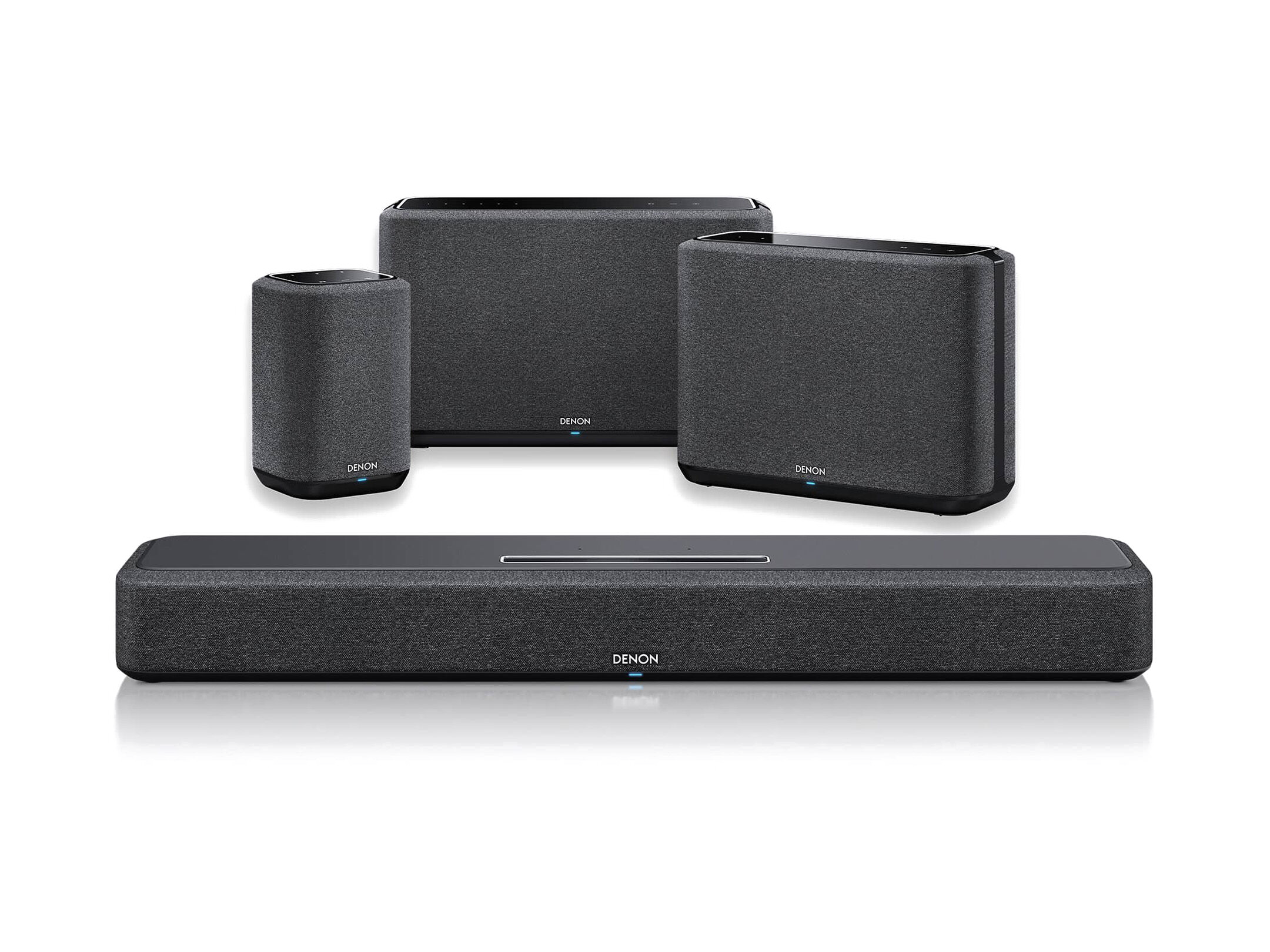 Denon Home Soundbar 550 - Smart Sound Bar with Dolby Atmos and Powered ...