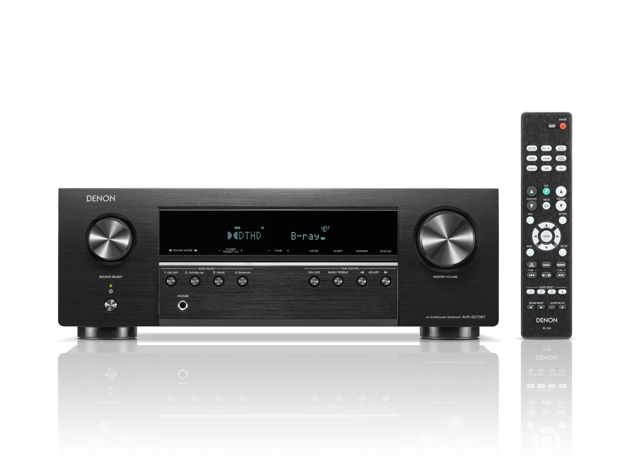 AVR-S270BT - 5.1 Ch. 4K AV Receiver | Denon - United States