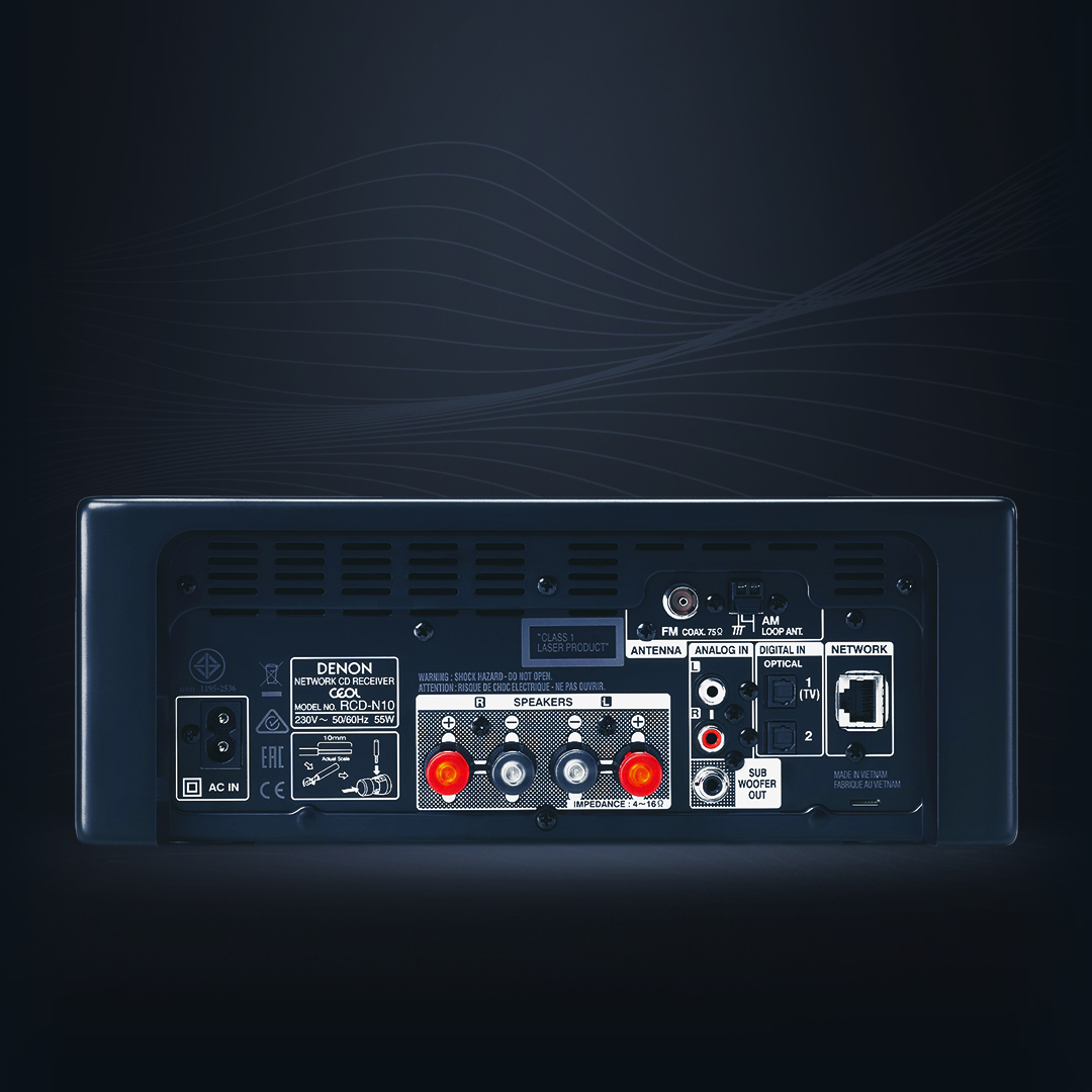 CEOL N-10 - Mini Hi-Fi System with CD Player and HEOS® Built-in | Denon ...